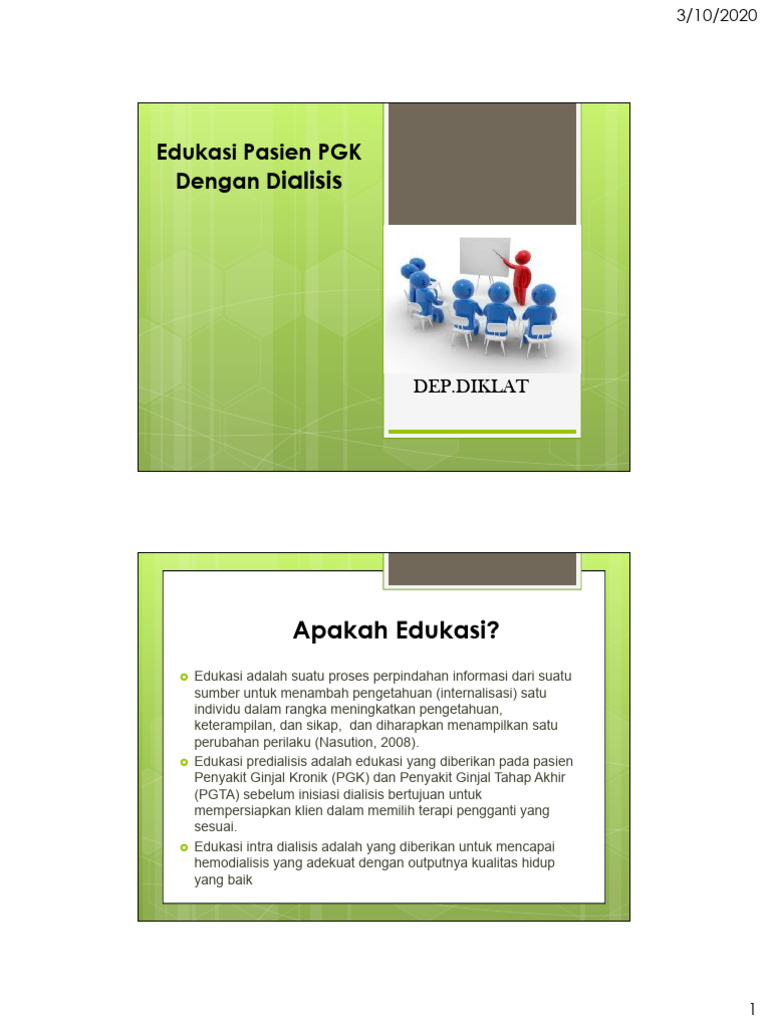 Edukasi Pada Penyakit PGK | PDF | Pengembangan Diri | Kesehatan Holistik