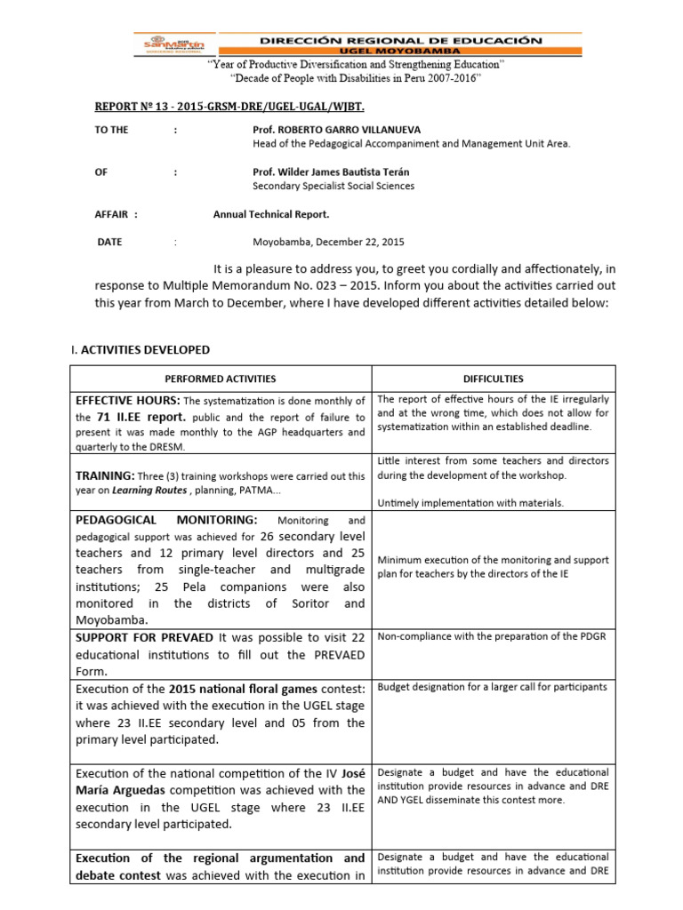 Final Final Pedagogical Technical Report To Print | PDF