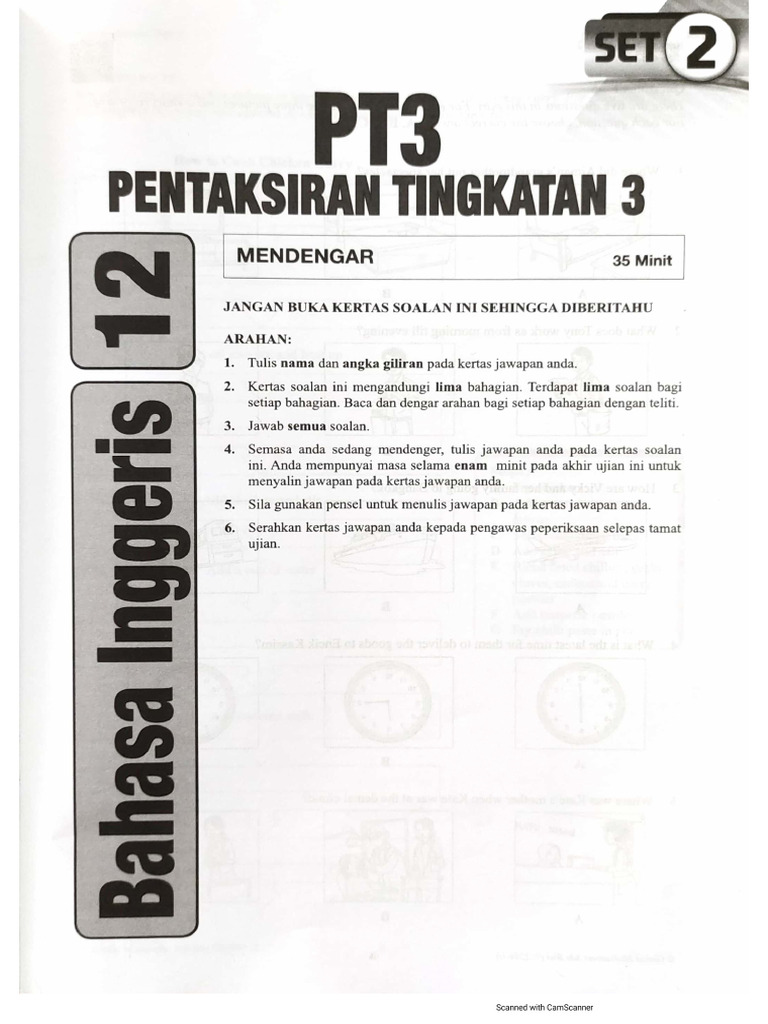 Listening Set 2 - Modul Extensif Pt3 | PDF