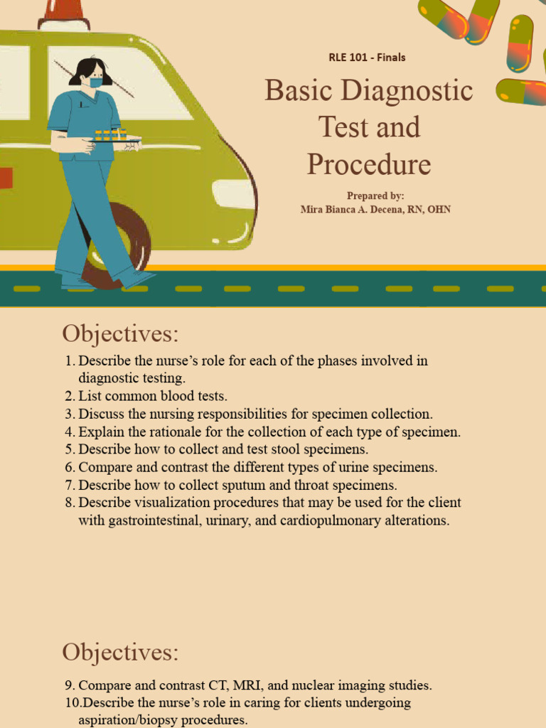 RLE101 - Basic Diagnostic Test and Procedures | PDF | Anemia | White ...