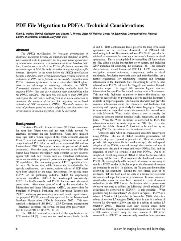 ARCHIVING 2007 Art00003 Frank-L - Walker | PDF | Computing