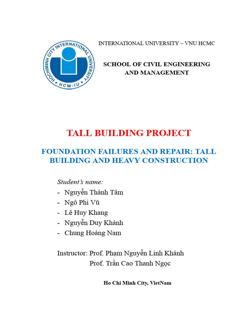 Final-Report-Tall Building | PDF | Geotechnical Engineering | Civil ...