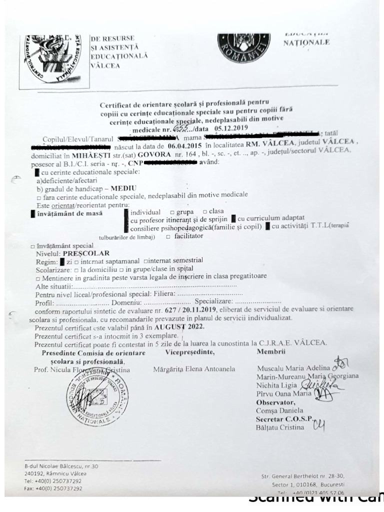 Certificate OSP Model | PDF