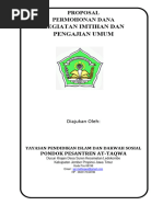 Contoh Sampul Proposal Yang Benar | PDF