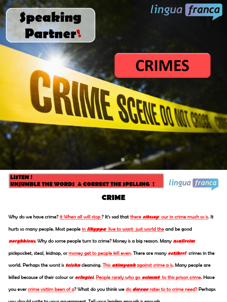 Crimes | PDF | Crimes | Crime & Violence