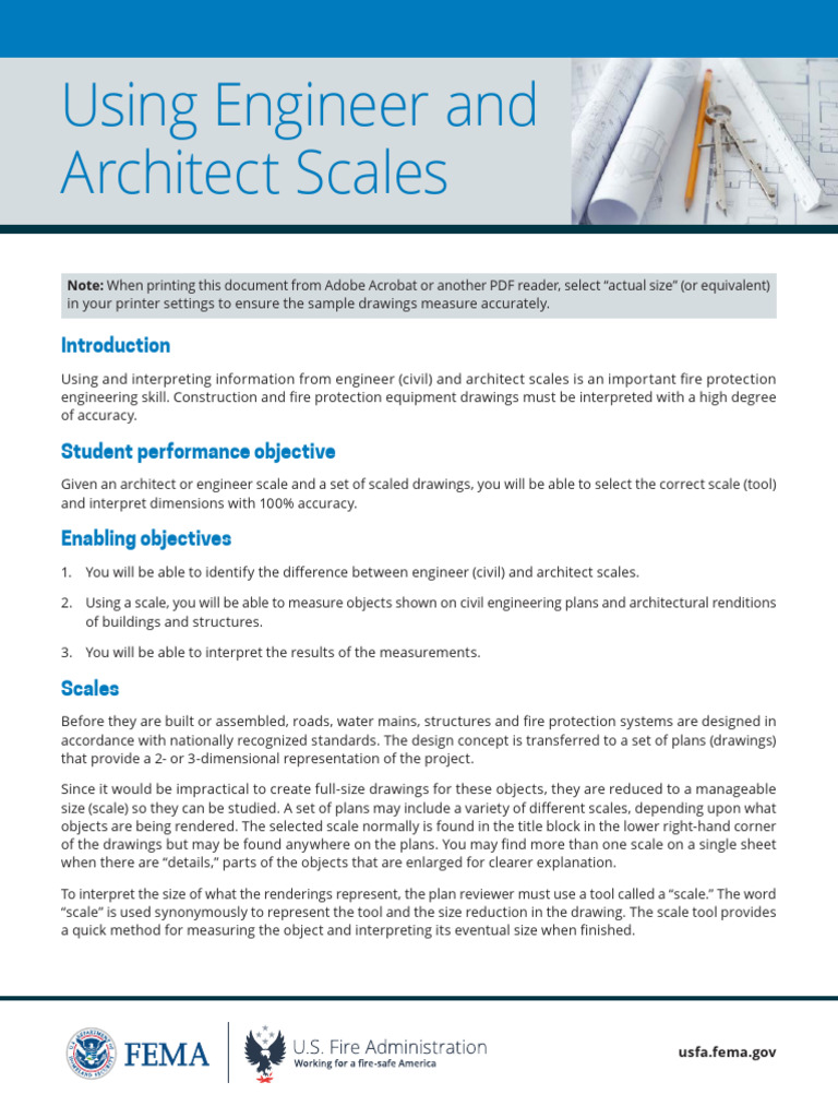 Engineer Architect Scales | PDF | Foot (Unit) | Drawing