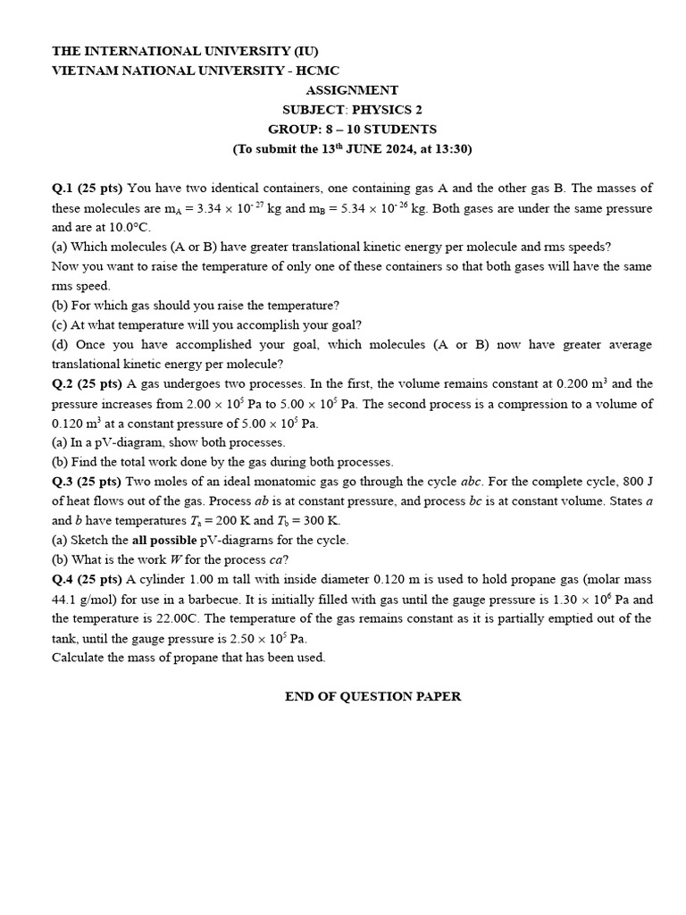 AssignmentPhysics2 06 2024 - Gp1 | PDF | Science & Mathematics | Technology & Engineering