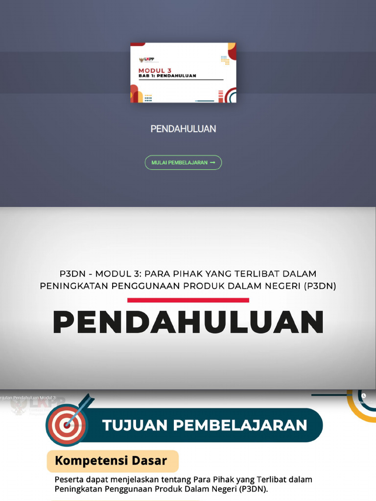 Materi p3dn - Modul 3 | PDF | Pengelolaan Keuangan & Uang