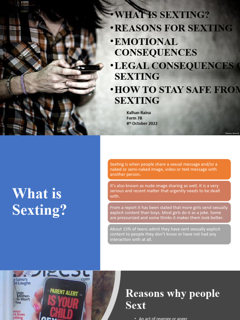 Understanding Sexting and Its Risks | PDF | Violence | Injustice