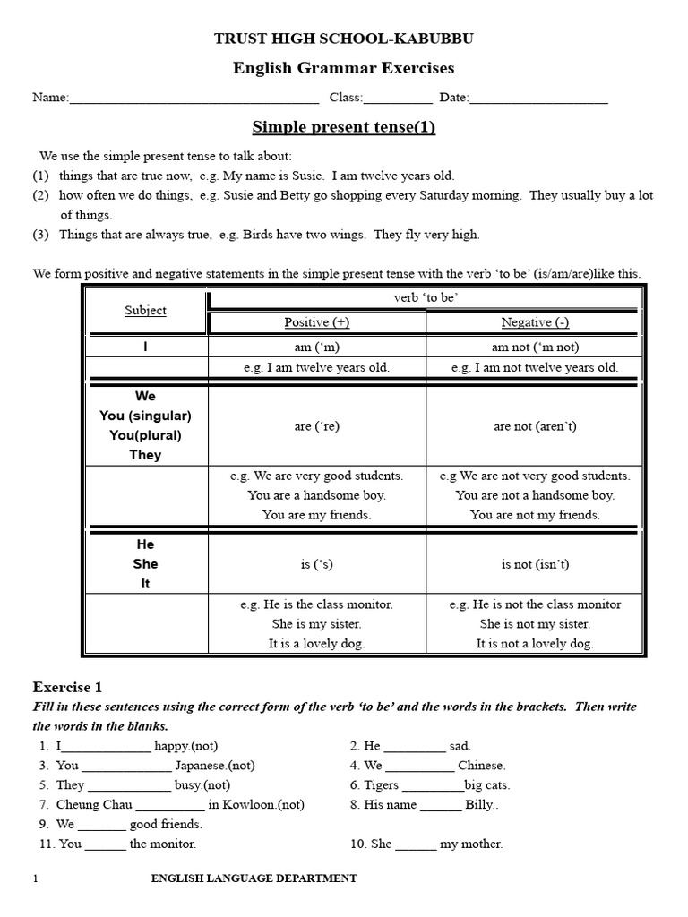 English Grammar Exercises | PDF | Question | Subject (Grammar)