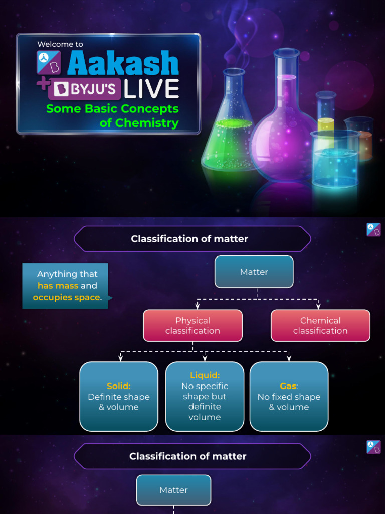 Some Basic Concepts of Chemistry | PDF | Stoichiometry | Significant ...