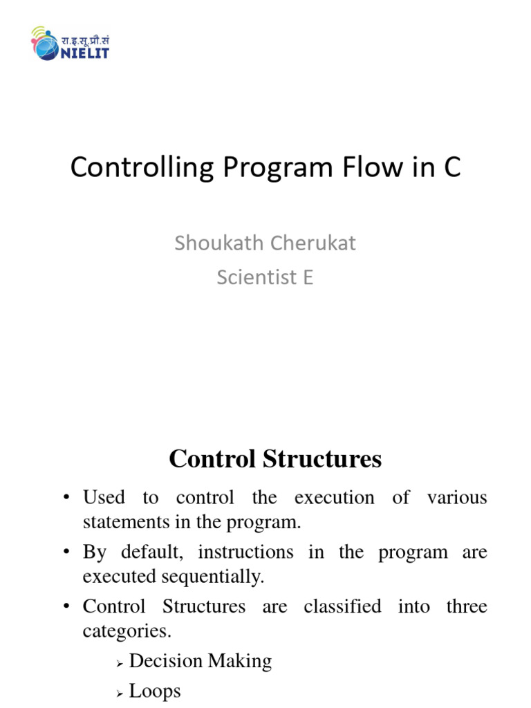 C Control Structures Explained | PDF | Control Flow | Computer Engineering