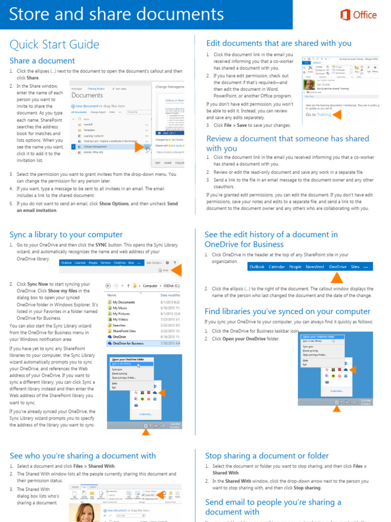 Store and Share Docs in O365 | PDF | Microsoft Software | Operating System Families