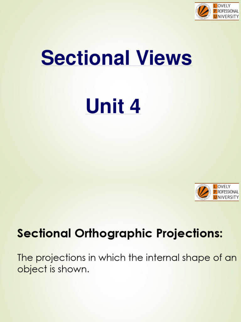 Sectional View | PDF