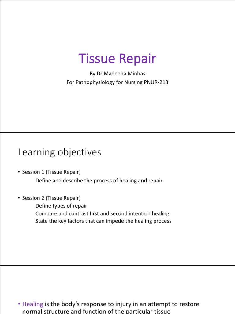 Tissue Repair | PDF | Wound Healing | Extracellular Matrix