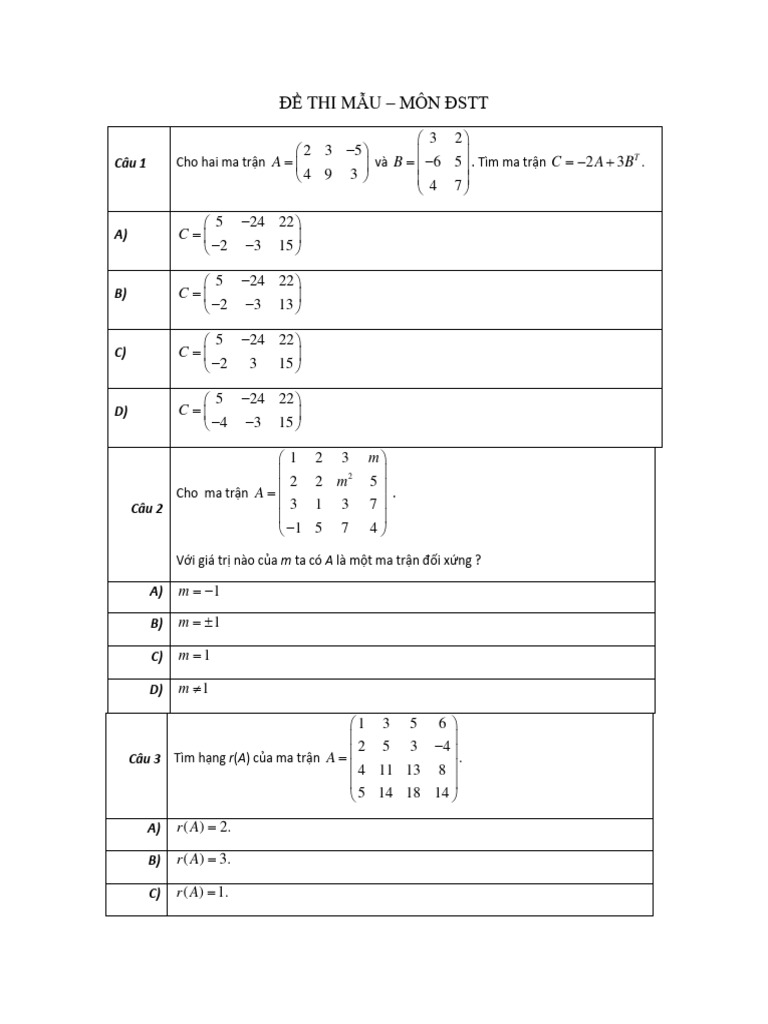 ĐỀ THI MẪU- HK2-23-24 | PDF