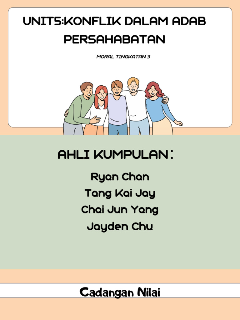 Unit5konflik Dalam Adab Persahabatan | PDF