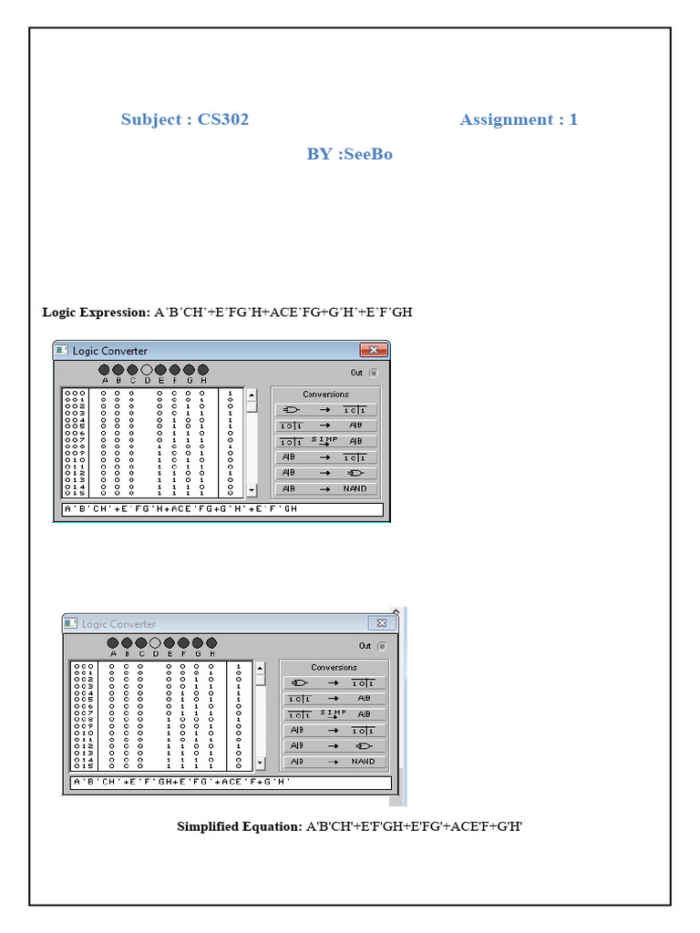 cs302P Assignment 1 by SeeBO | PDF cs302P Assignment 1 by SeeBO | PDF