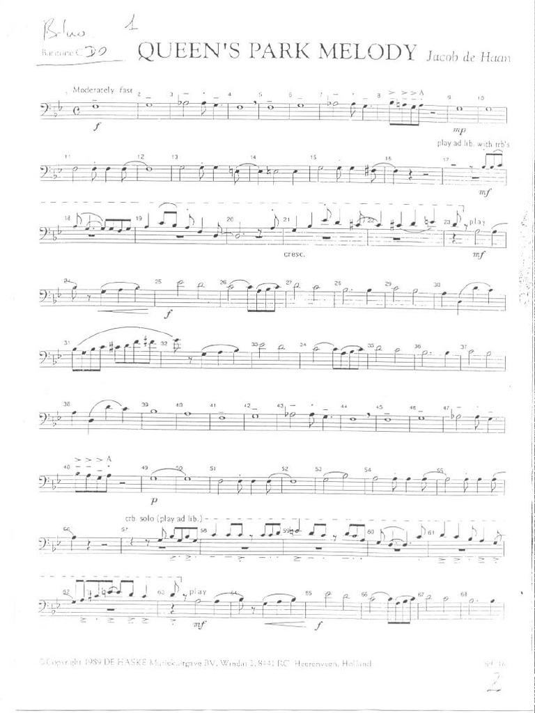 Queens Park Melody Bombradino Do | PDF