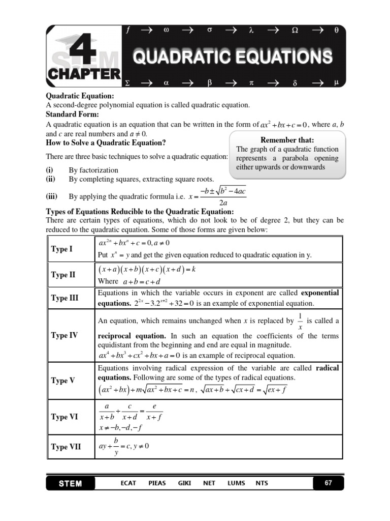 04 CH.4 | PDF | Polynomial | Factorization