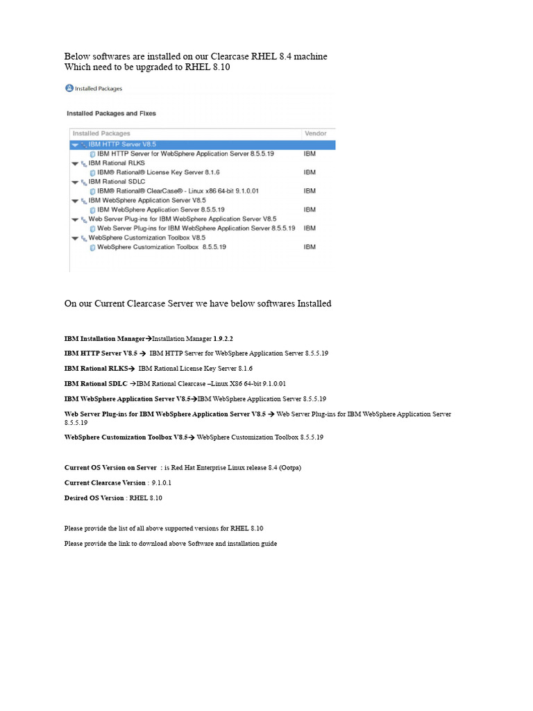 Clearcase Server Upgrade | PDF | Computers