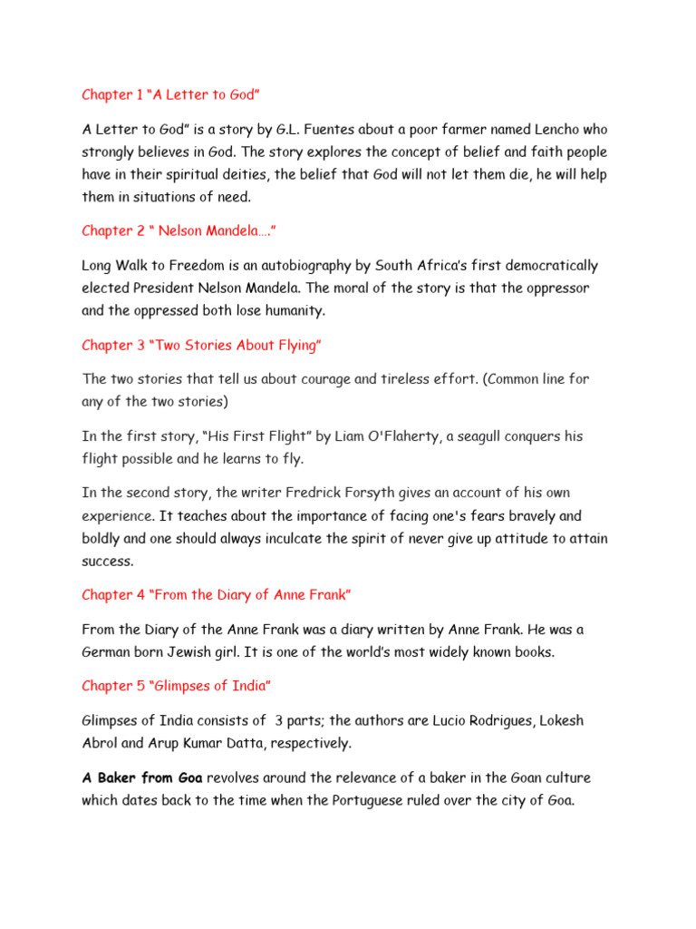 First Flight Chapter Overview | PDF