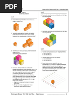 Soal Matematika Kelas 6 Visualisasi Spasial Kurikulum Merdeka | PDF