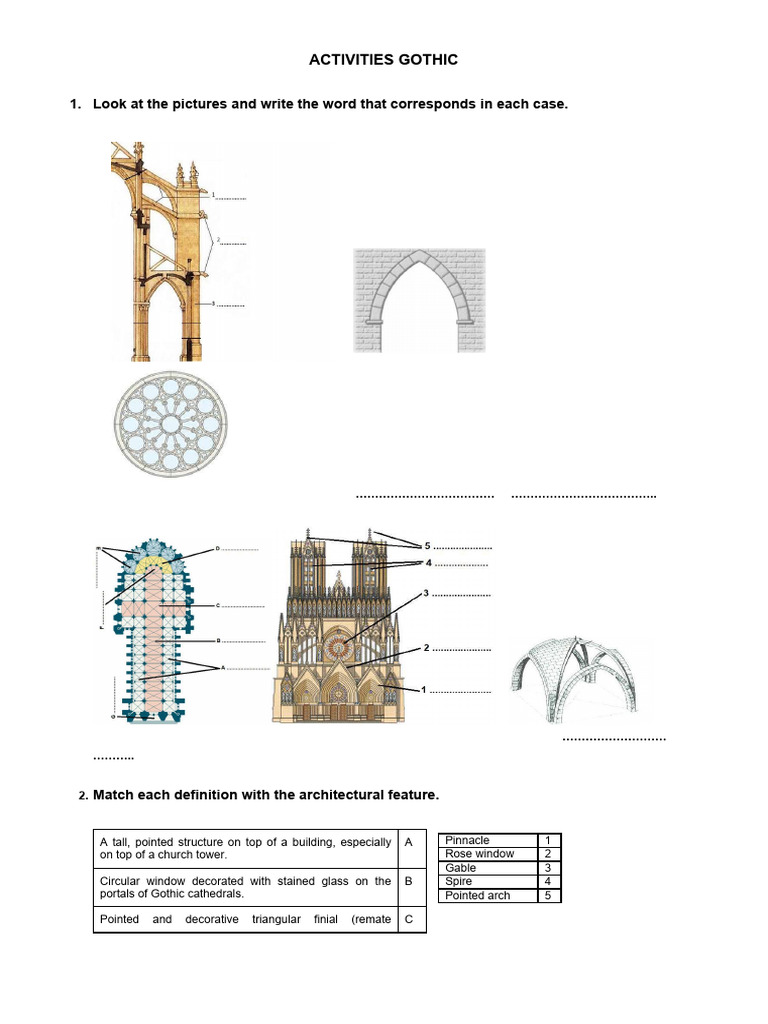 Activities Gothic | Download Free PDF | Gothic Architecture | Medieval Art