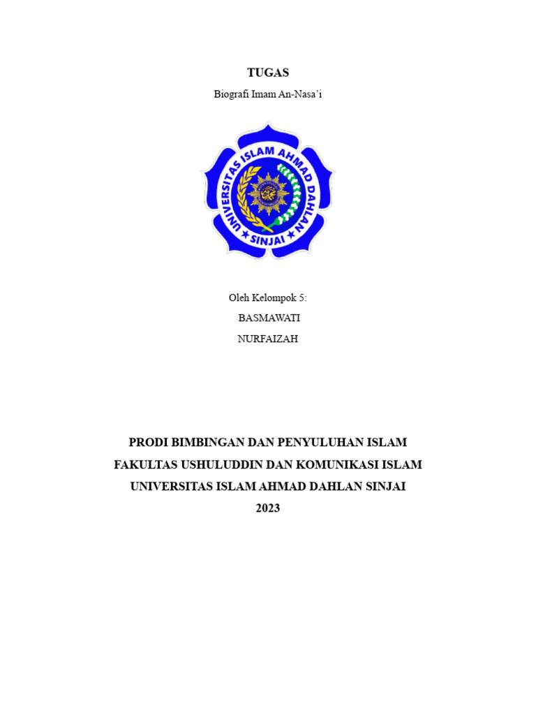 Biografi Imam An-Nasa’i dan Karyanya | PDF | Agama & Spiritualitas
