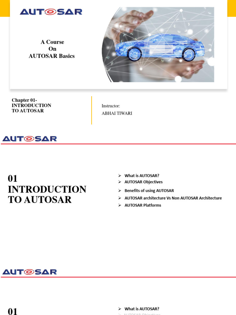 A Course On AUTOSAR Basics | PDF | Software Engineering | Computer Engineering