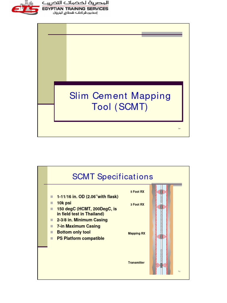 Slim Cement Mapping Tools - SCMT-SLB | PDF