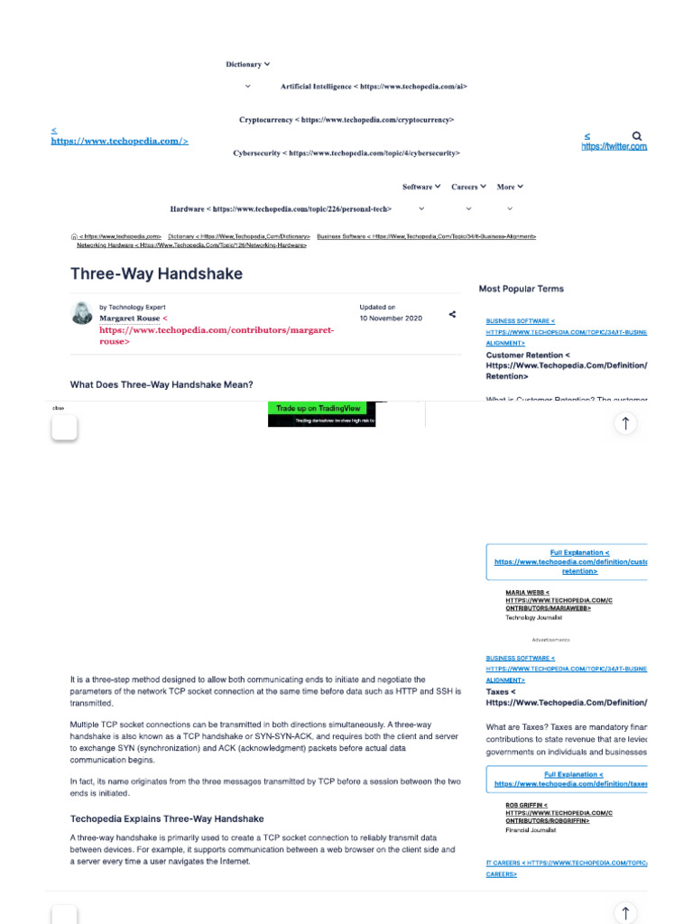 3 Way Handshake | PDF