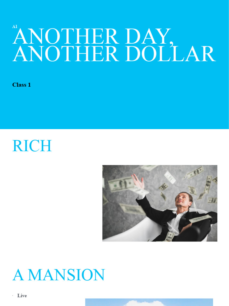 Another Day Another Dollar A1 Cl1 | PDF