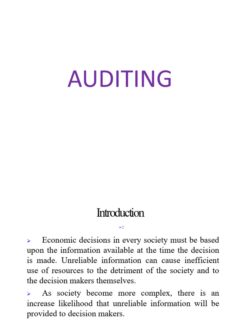 Audit | PDF | Audit | Internal Control