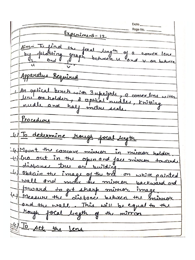 Experiment 5 (Physics) | PDF