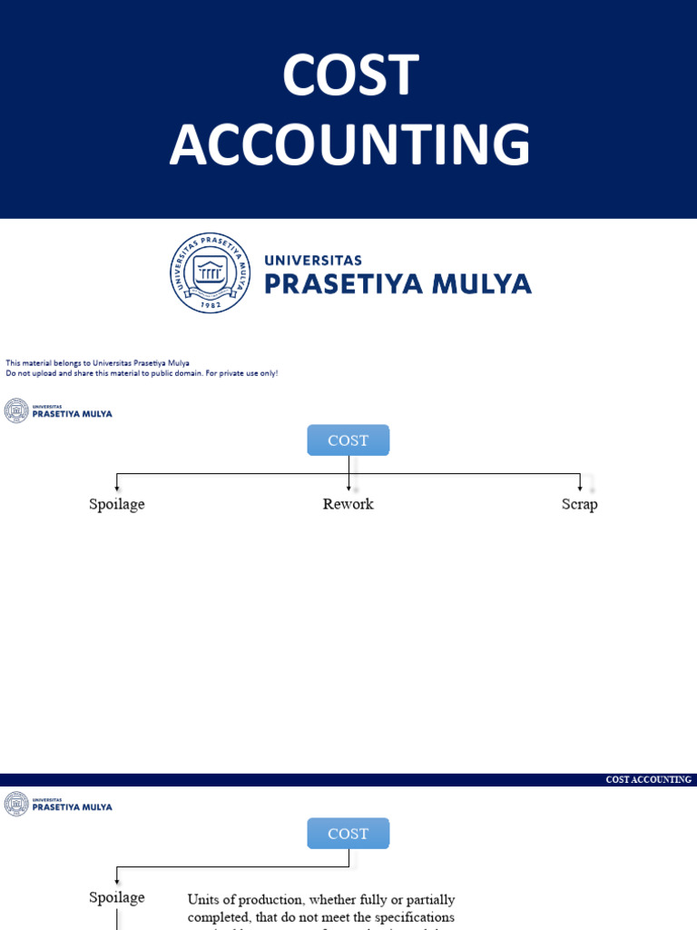 Session 06 - STD Ver | PDF | Scrap | Cost Accounting