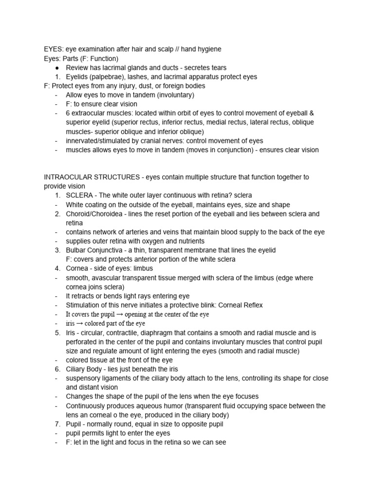 EYES | PDF | Human Eye | Retina