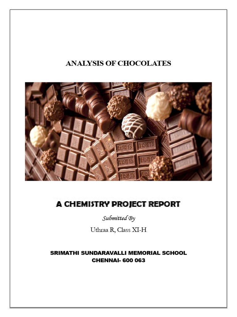 Chocolate Analysis Final | PDF | Chocolate | Cocoa Bean