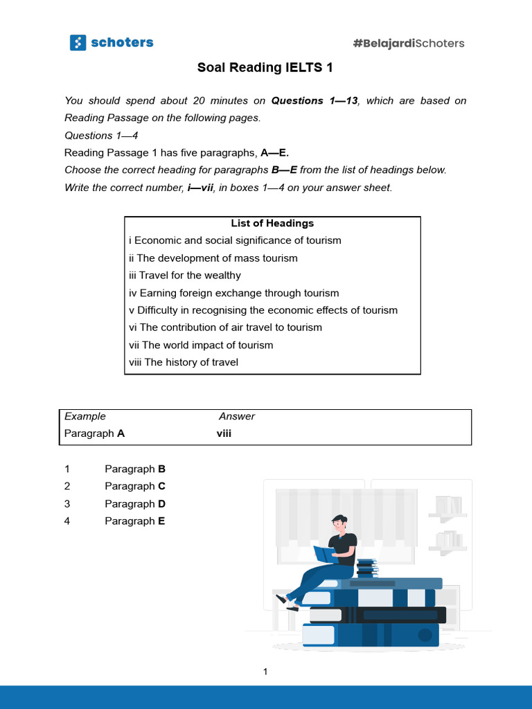 Reading IELTS 1 | PDF | Tourism | Employment