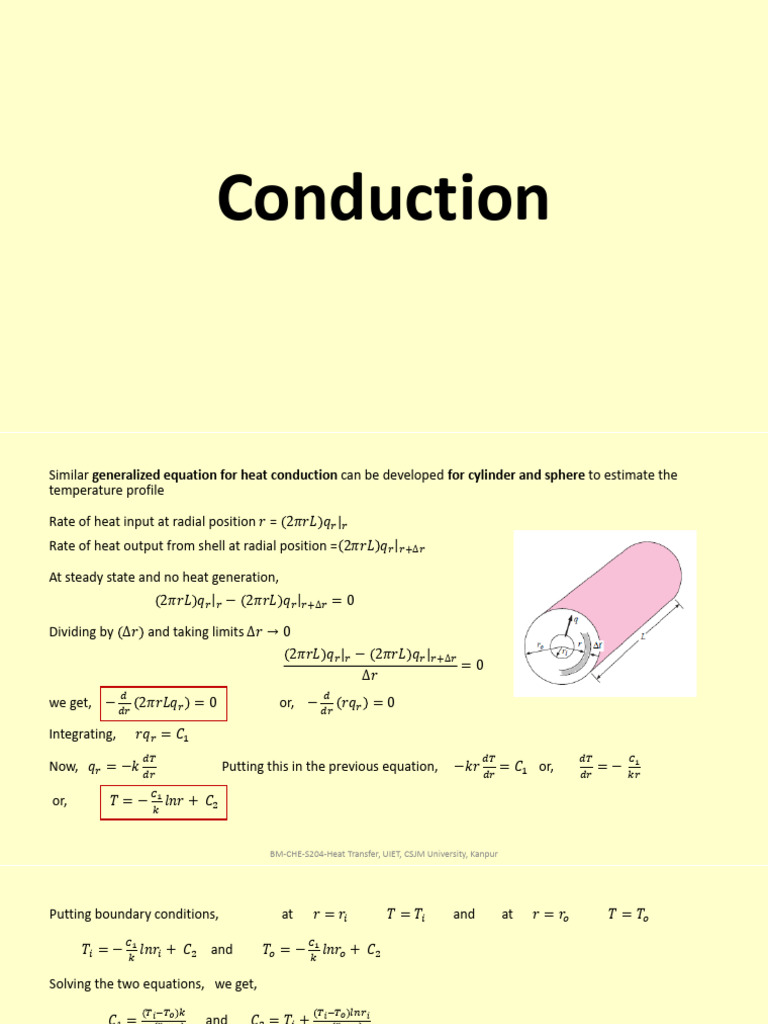 CHE S204 Chapter 2 Conduction - G2 - 240112 - 204907 | PDF | Heat ...