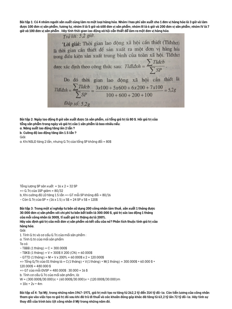 BÀI TẬP MLPE | PDF