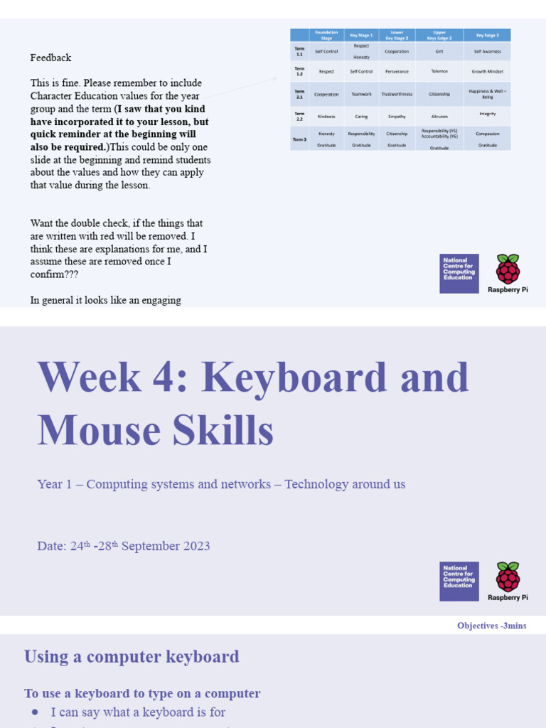Year 1 Week 4 Keyboard and Mouse Skills | PDF | Computer Keyboard | Design Year 1 Week 4 Keyboard and Mouse Skills | PDF | Computer Keyboard | Design