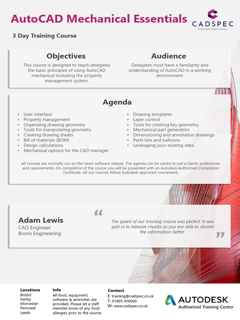 AutoCAD Mechanical Essentials | PDF | Computers