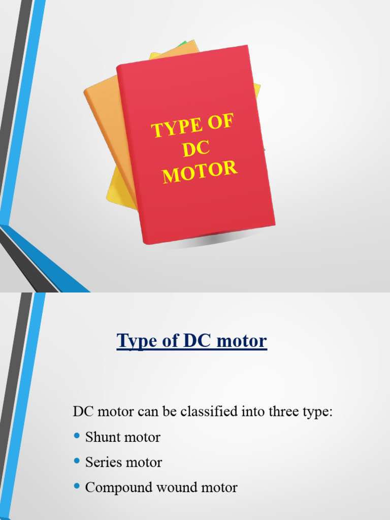 l9 - Type of DC Motor Latest 2024 | PDF | Electric Motor | Power (Physics)
