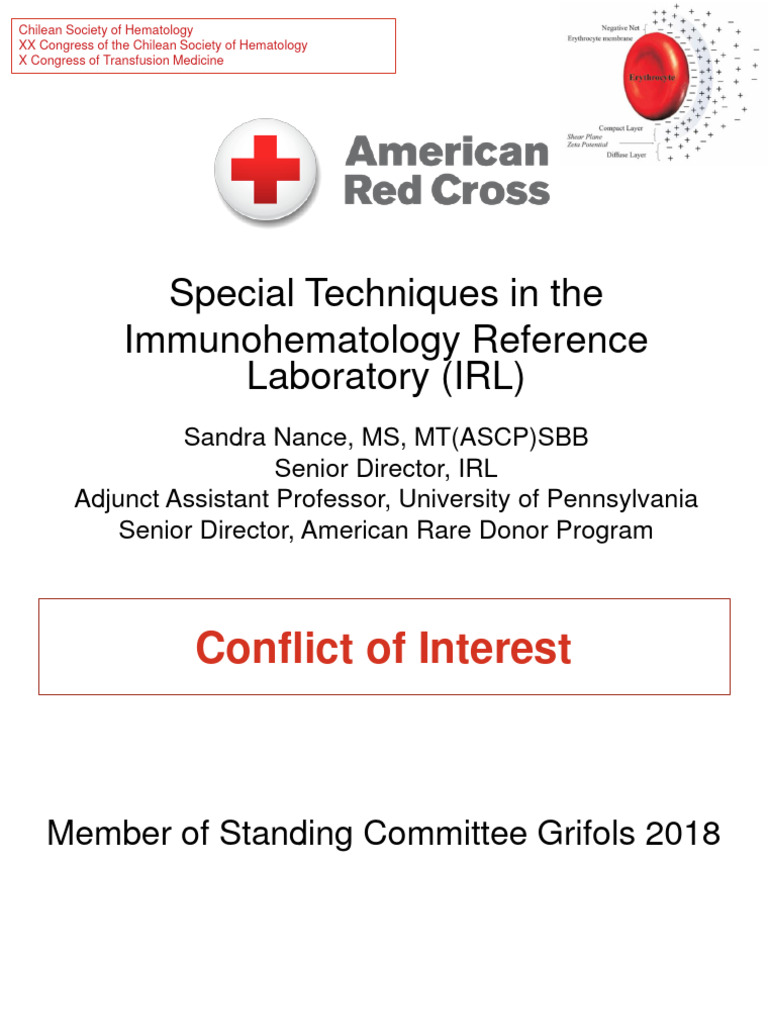 American Red Cross IRL | PDF | Serology | Antibody