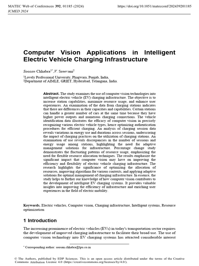 Computer Vision Applications In Intelligent Electr Pdf Computer Vision Security