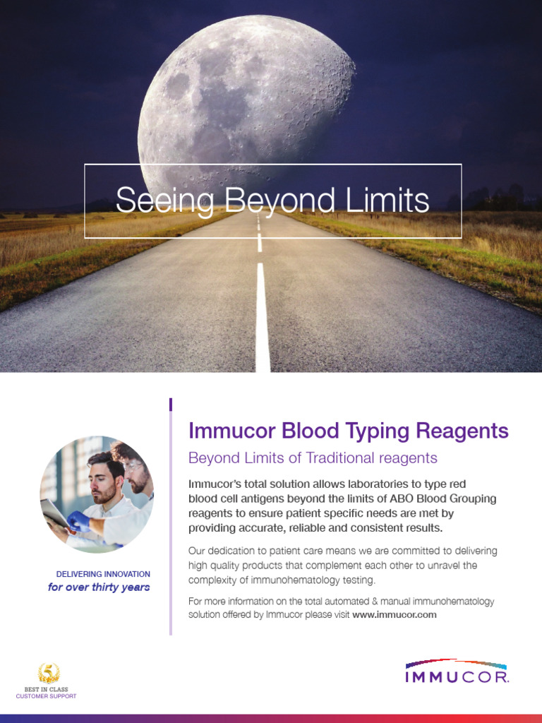 Antisera Brochure Immucor | PDF | Body Fluids | Serology