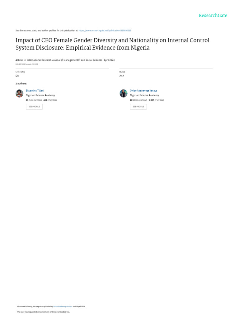 CEOand Internal Control System Disclosure | PDF | Errors And Residuals ...