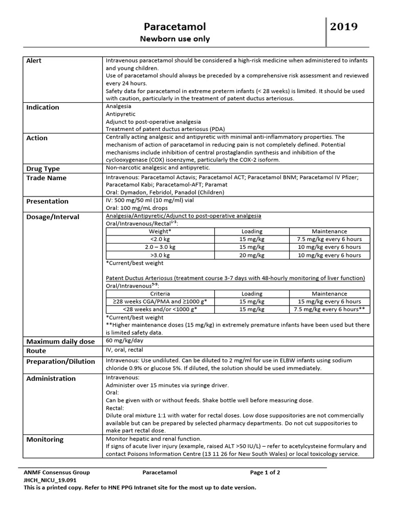 Paracetamol | PDF | Drugs | Clinical Medicine