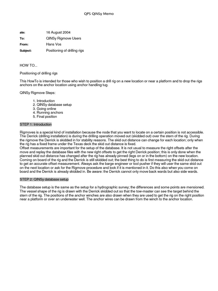 Howto Rigmove | PDF | Anchor | Computing
